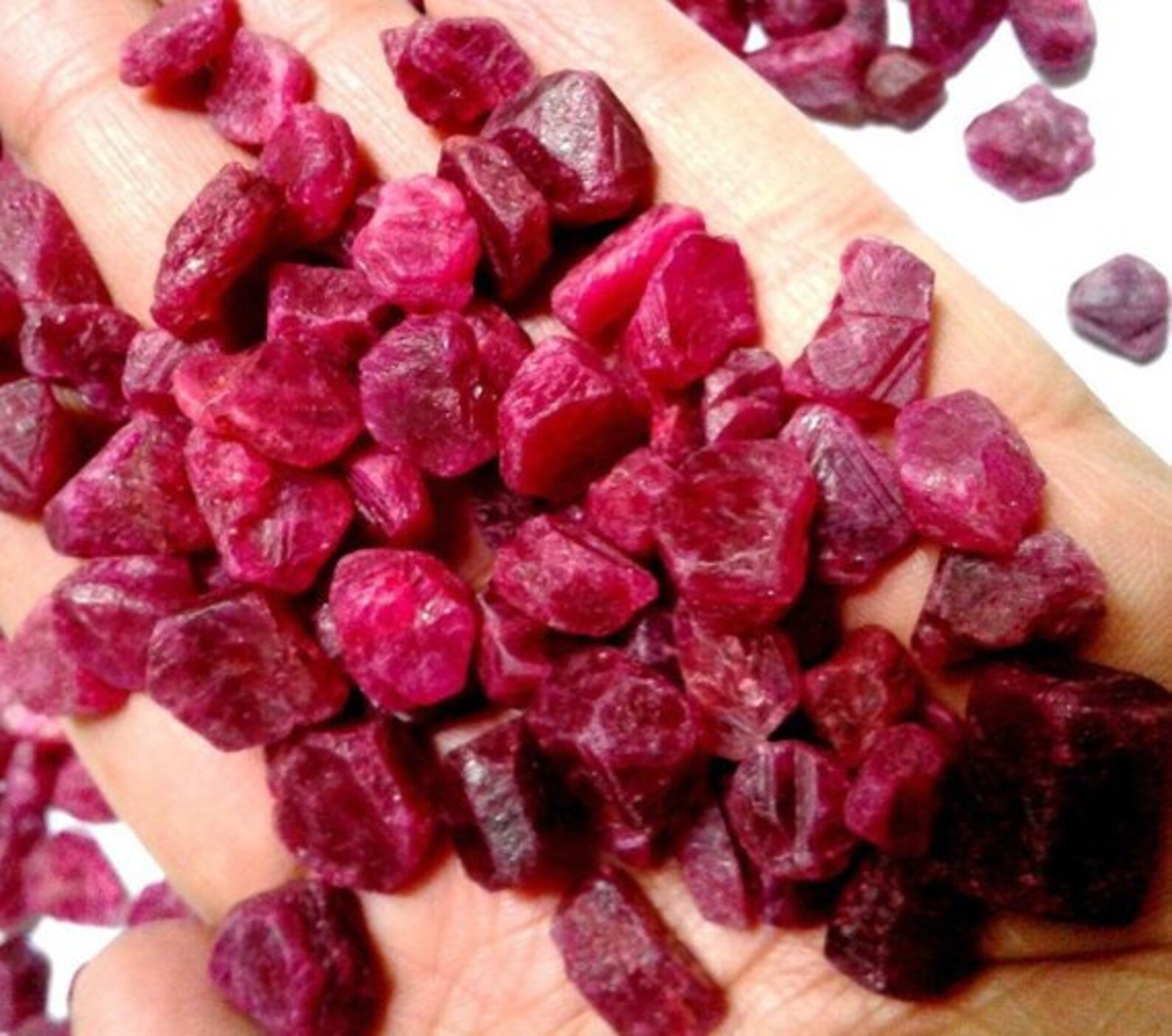 Natural Burma Ruby Rough Gemstone Lot - Etsy