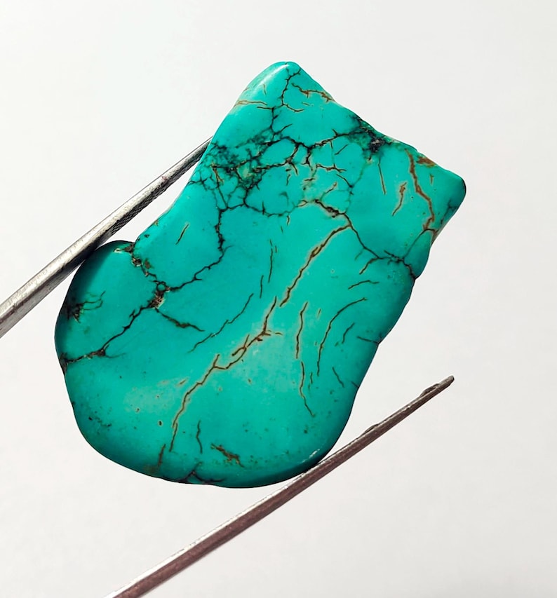 Natural Blue Arizona Turquoise Slab Polish Rough Loose Gemstone F44-4 ...
