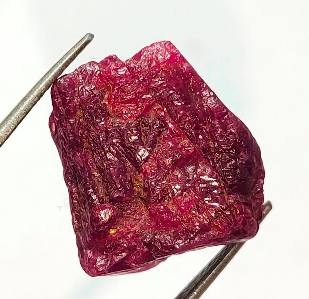 Natural Red Ruby African Rough Loose Gemstone Genuine Ruby Rough ...