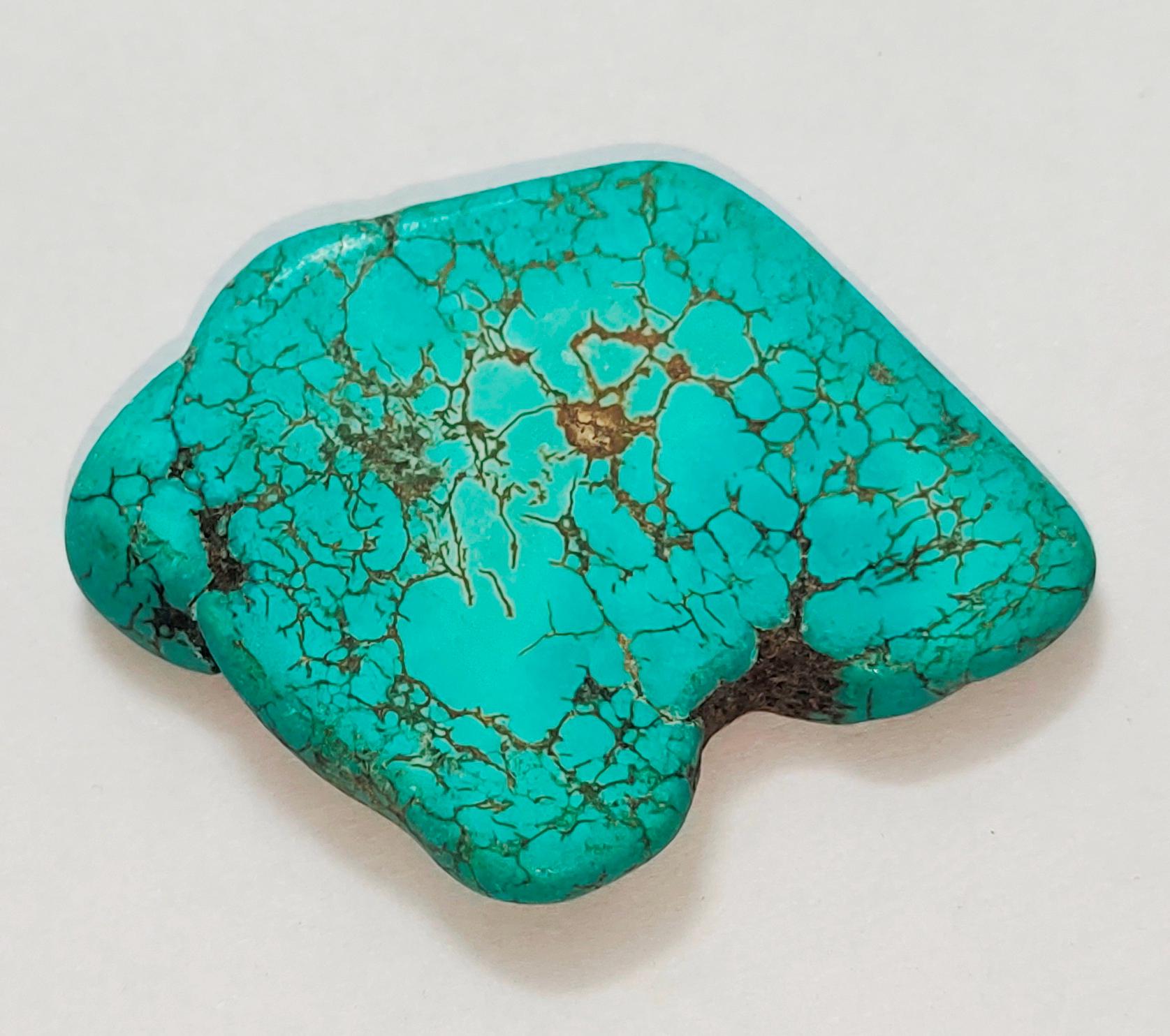 Natural Blue Arizona Turquoise Slab Polish Rough Loose Gemstone F44-4 ...