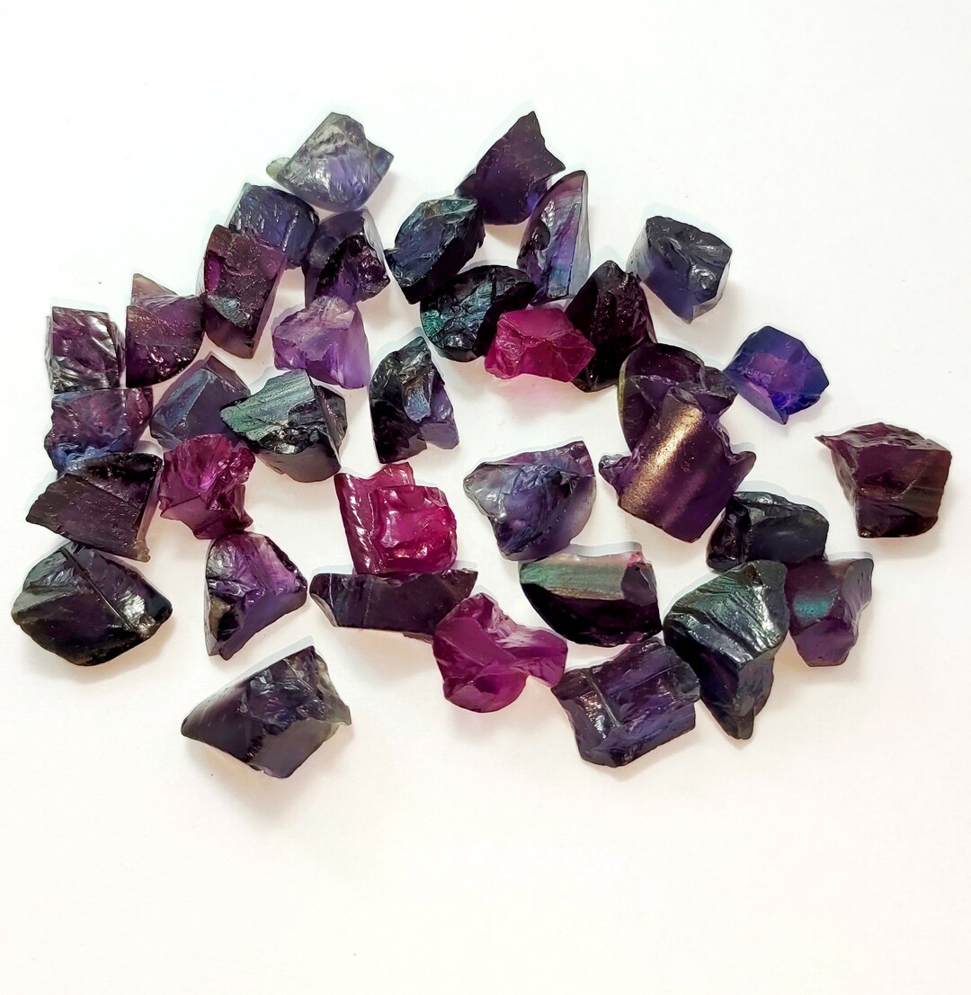 Natural Alexandrite Loose Gemstone Color Changing Rough Rough ...