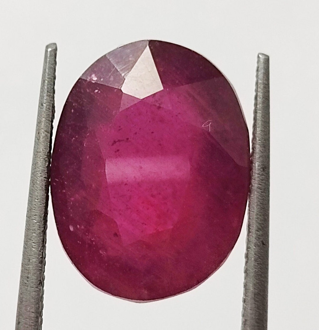Natural African Red Ruby: Oval Cut Loose Gemstone G10-4 - Etsy