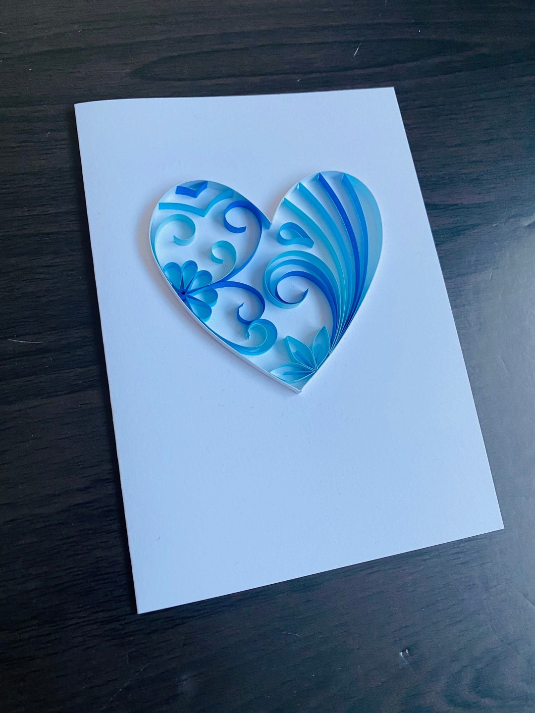 Handmade Heart Card - Made to Order for Valentine’s Day, Wedding ...