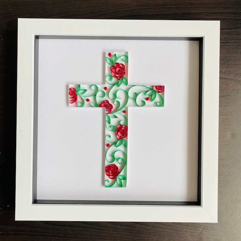 Quilled Cross - Etsy