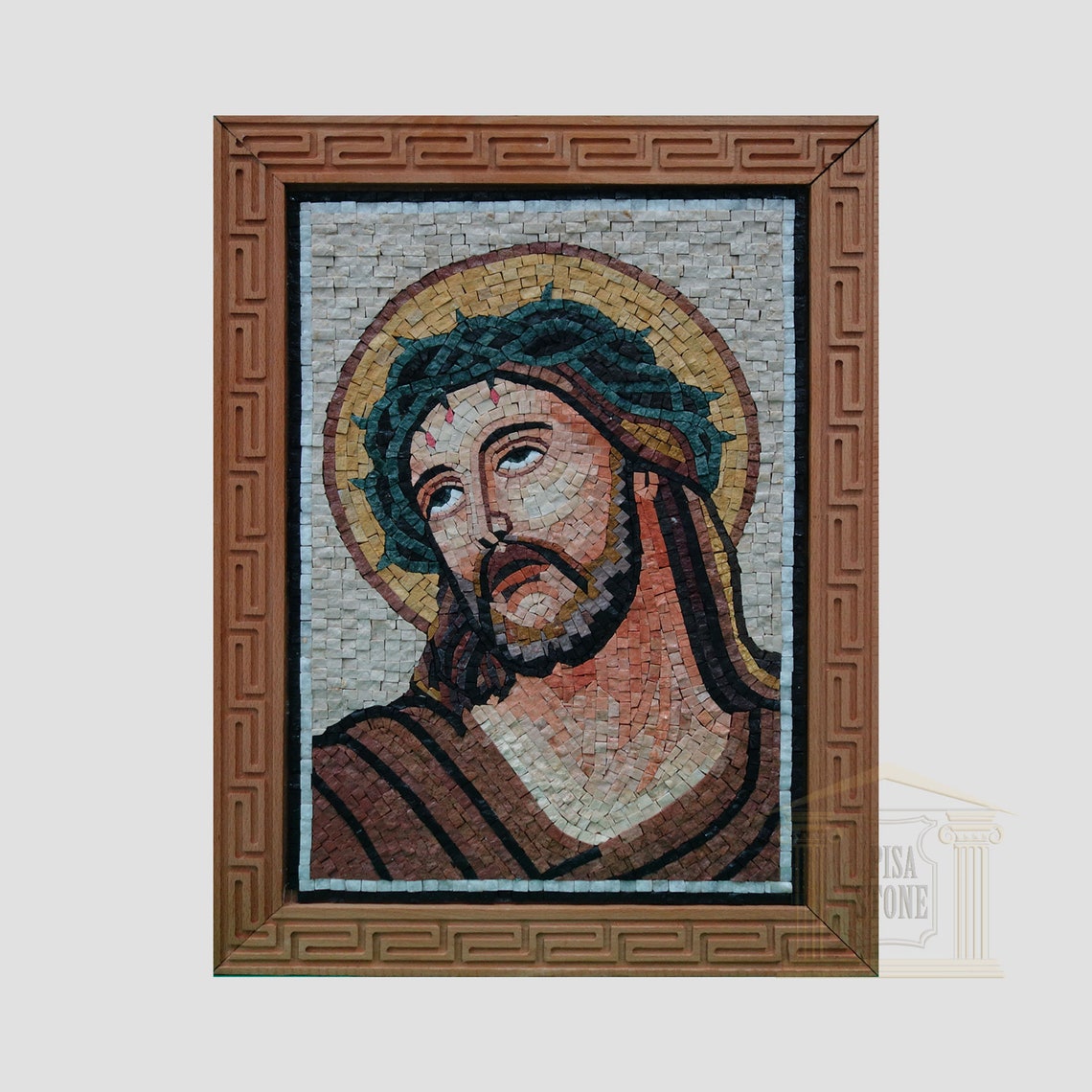 Mosaico de Jesucristo 90cm x 65cm - Etsy España