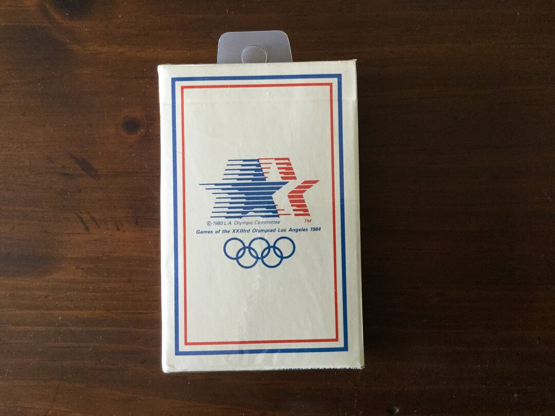 1984 Commemorative USA Olympic Playing Cards - Etsy
