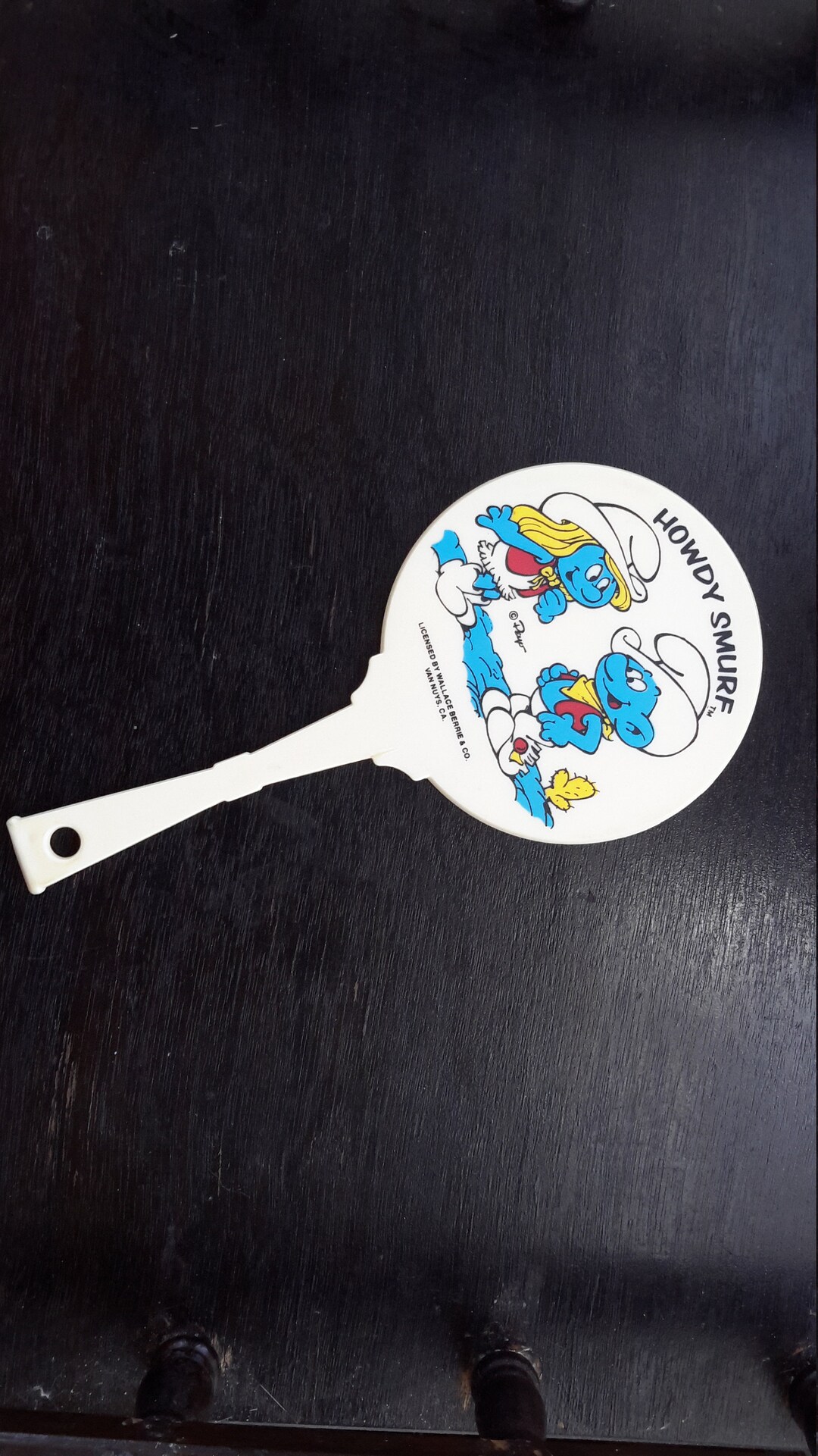 Vintage "howdy Smurf" Kids Mirror - Etsy