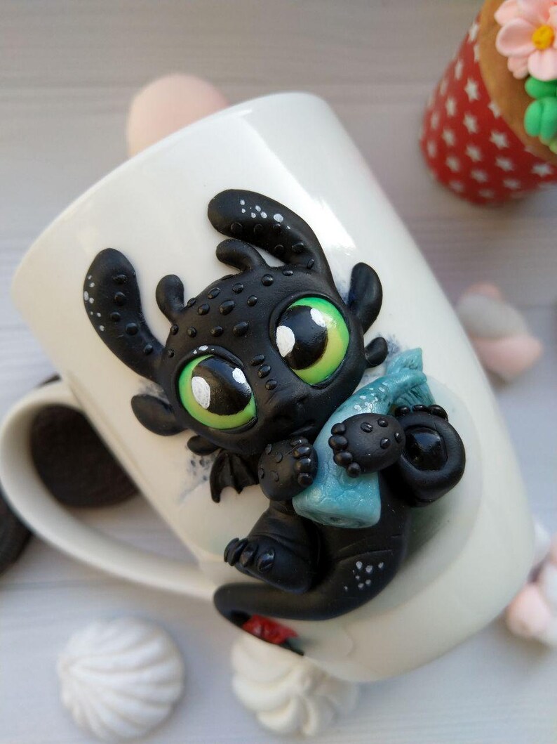 Toothless Dragon Toothless Night Fury Mug Cup Dragon | Etsy
