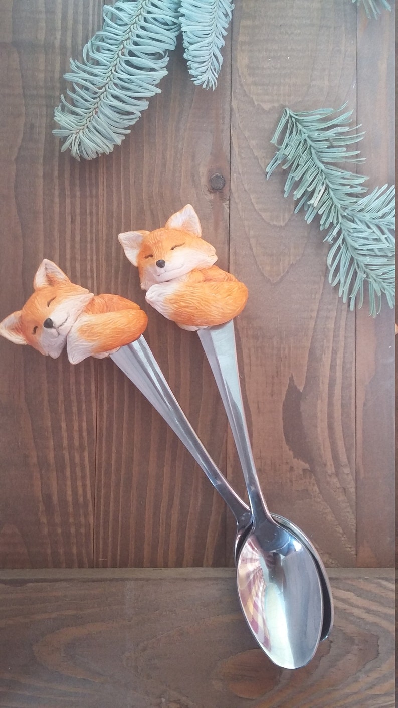 Fox Spoon Red Fox Tea Spoon Animal Spoon Handmade Spoon | Etsy