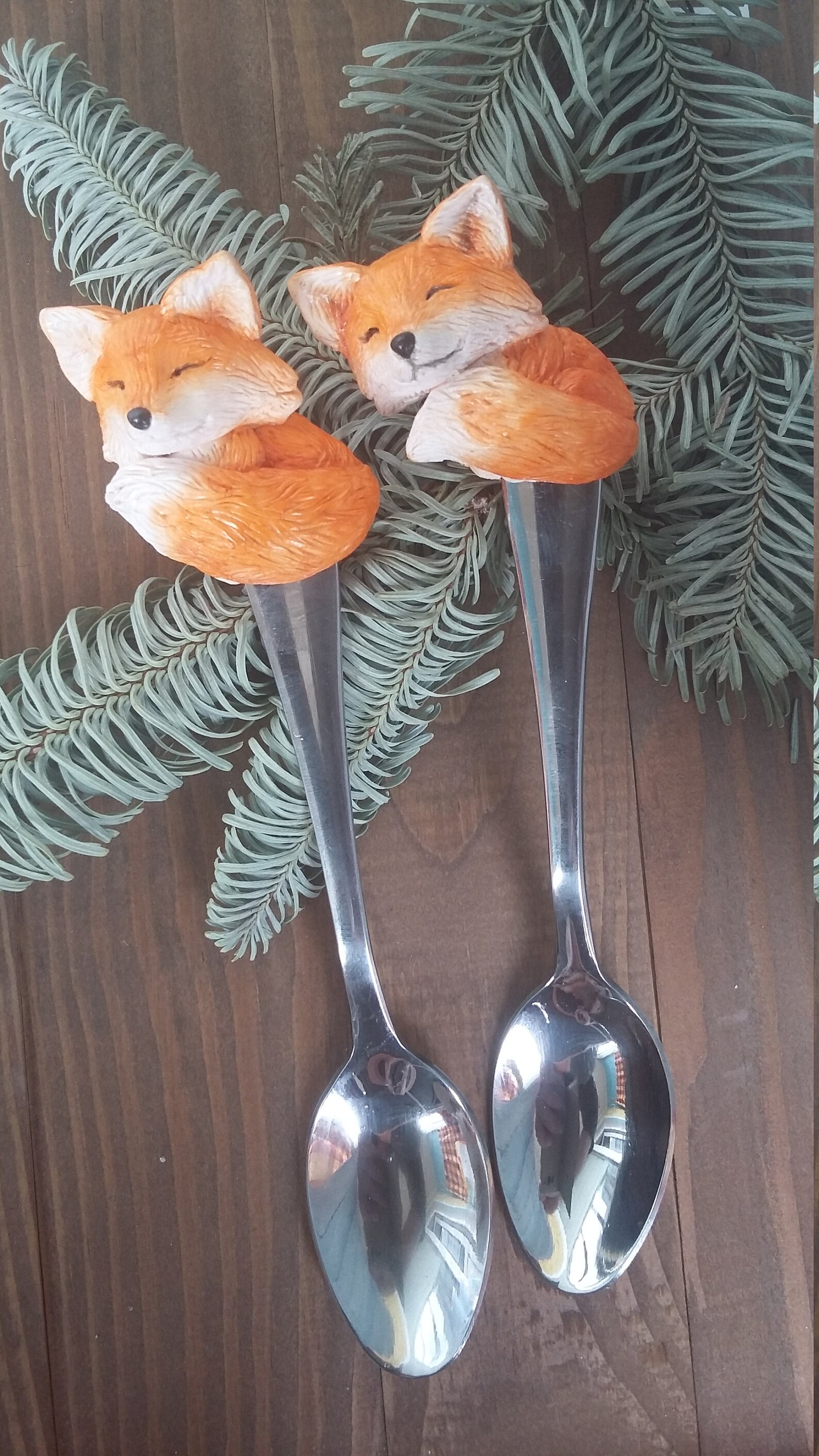 Fox Spoon Red Fox Tea Spoon Animal Spoon Handmade Spoon | Etsy