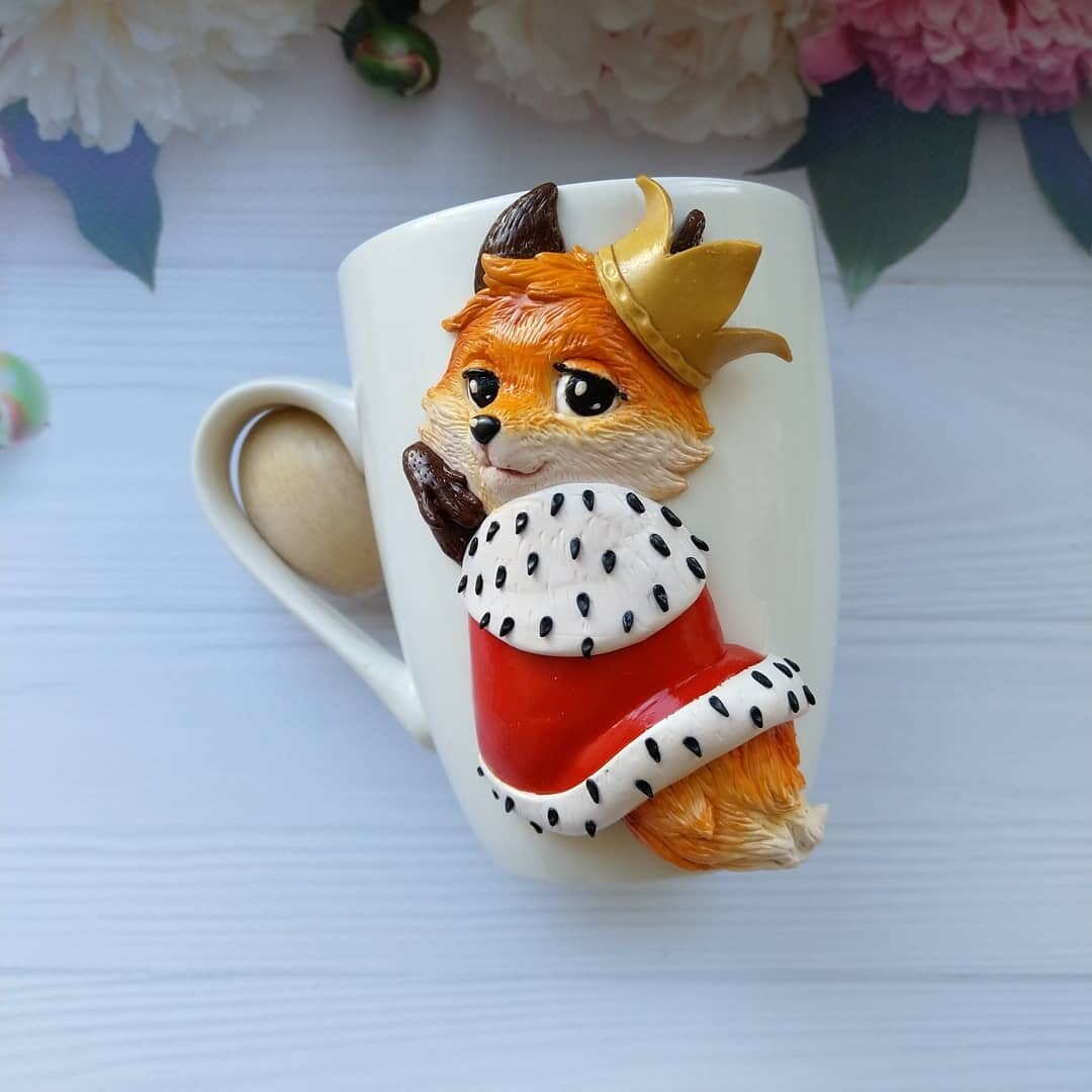 Cute Fox Mug, Fox Mug, Funny Fox Cup, Fox Art, Fox Gifts, Fox Boy, Foxy ...