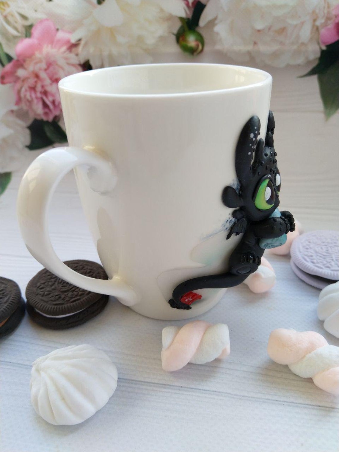 Toothless Dragon Toothless Night Fury Mug Cup Dragon | Etsy