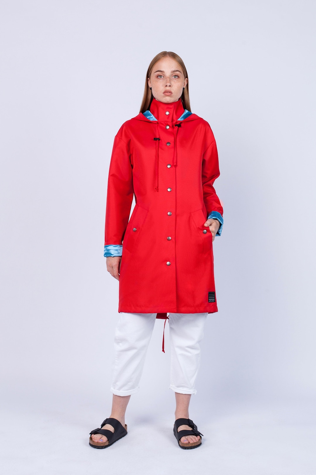 Women Red Fashion Unique Raincoat ''guatemala 820 - Etsy UK
