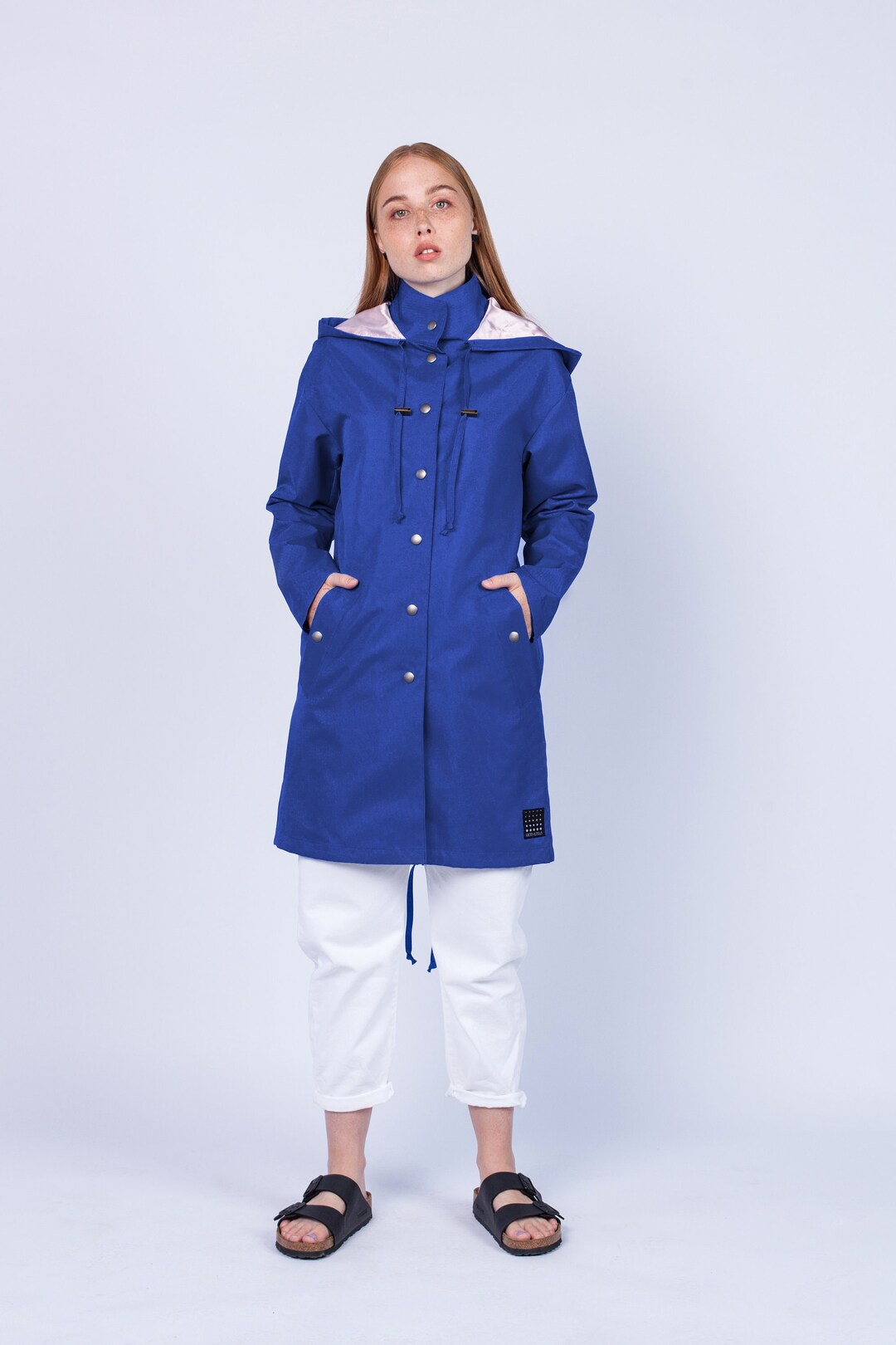 Women's Blue Fashion Unique Raincoat guatemala 115 - Etsy