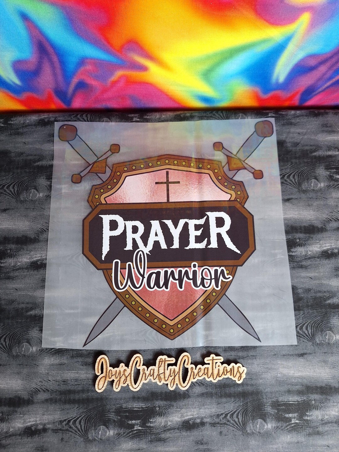 Prayer Warrior Pink Shield Dtf Transfer, Ready to Press, T-shirt ...