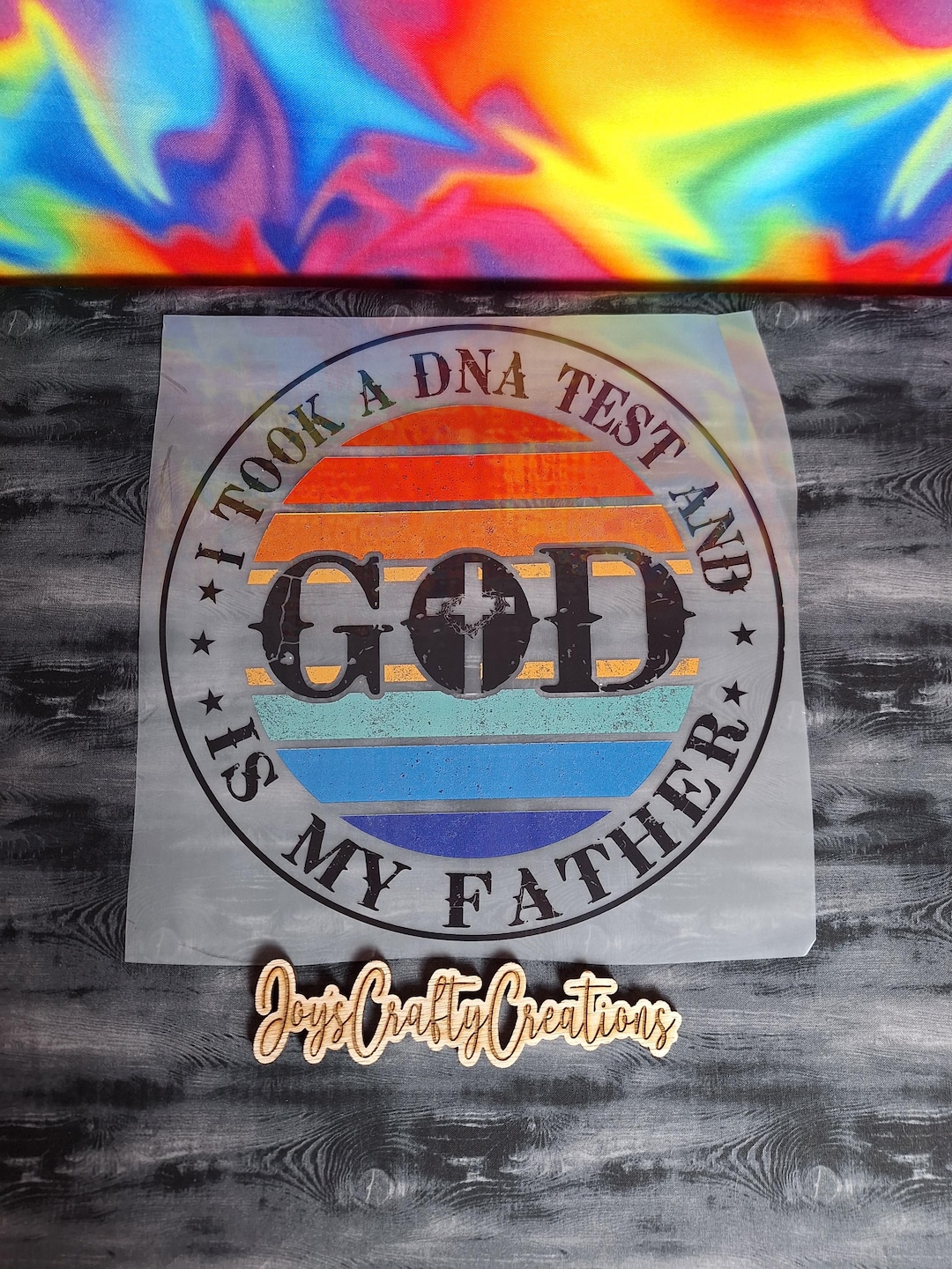 I Took a DNA Test and God is My Father DTF Transfer Ready to Press ...