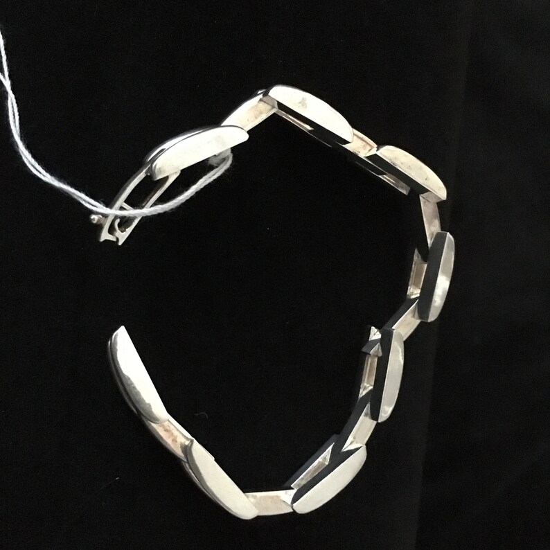 Sterling Silver Box Link Bracelet - Etsy