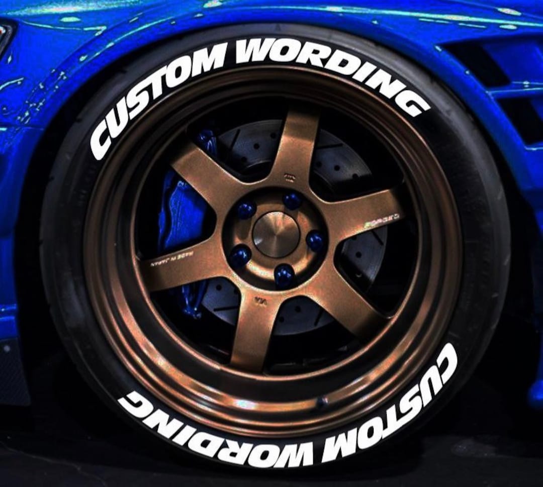 Custom Tire Letters “custom Wording” - Etsy