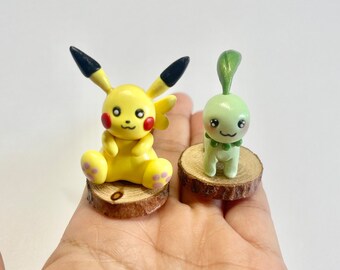 Pikachu Clay Figurine - Etsy