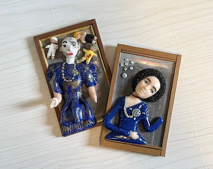 Friends Inspired Gladys and Glynnis, Friends TV Show Gift, 1:12 Scale ...
