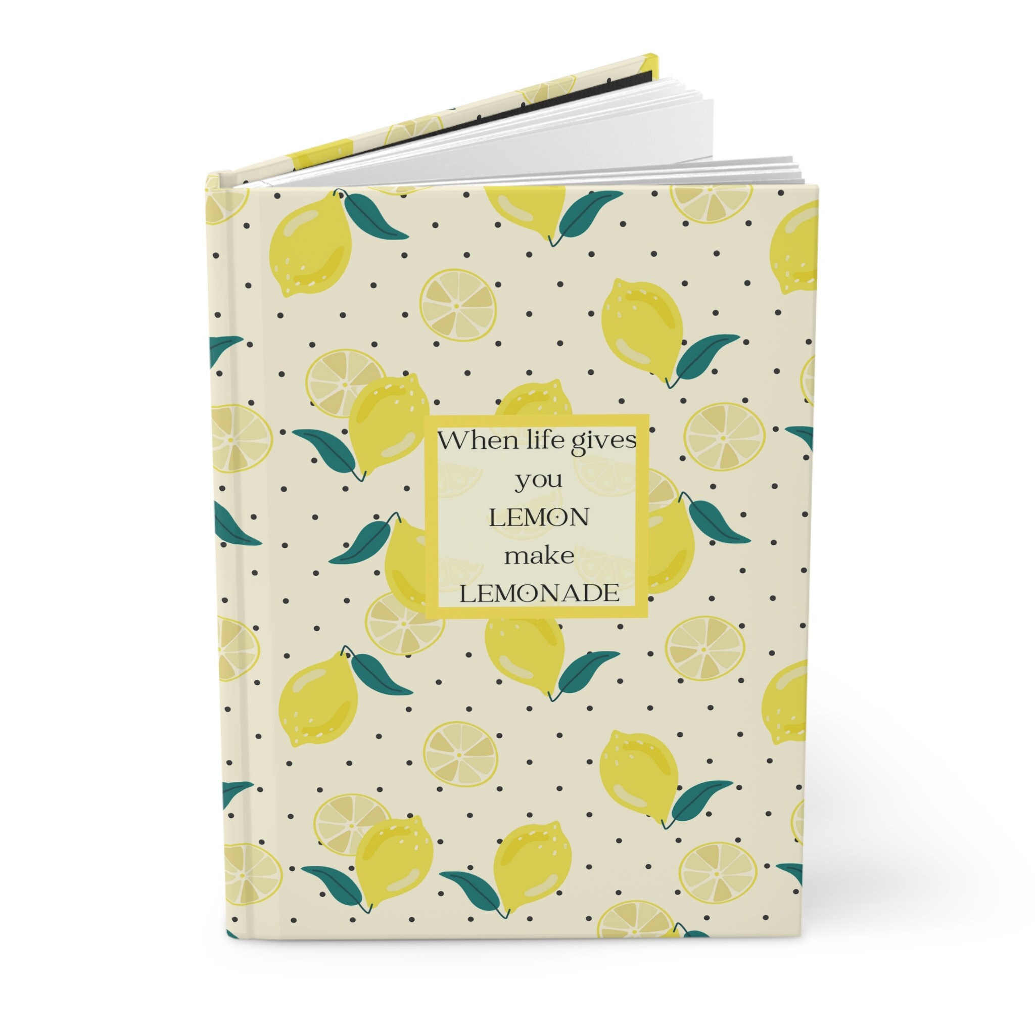 When Life Gives You Lemon Make Lemonade Hardcover Journal - Etsy
