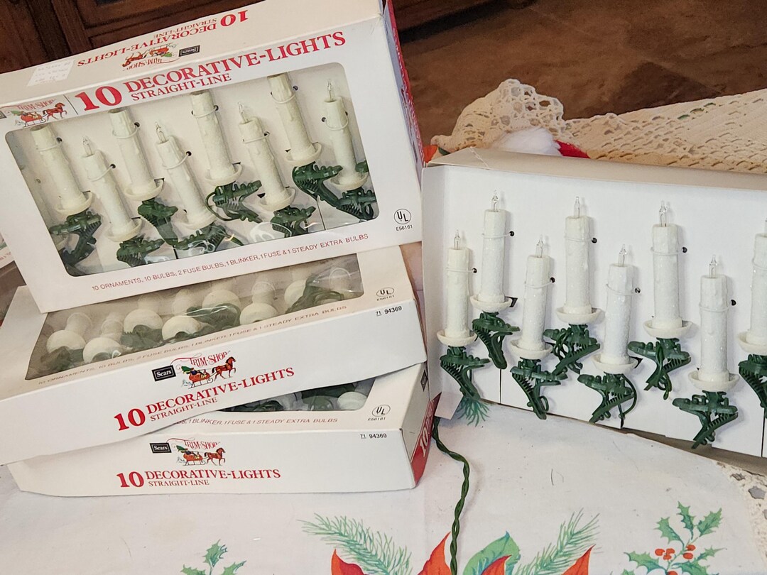Vintage Sears Trim-shop Christmas Tree Candle Lights - Etsy