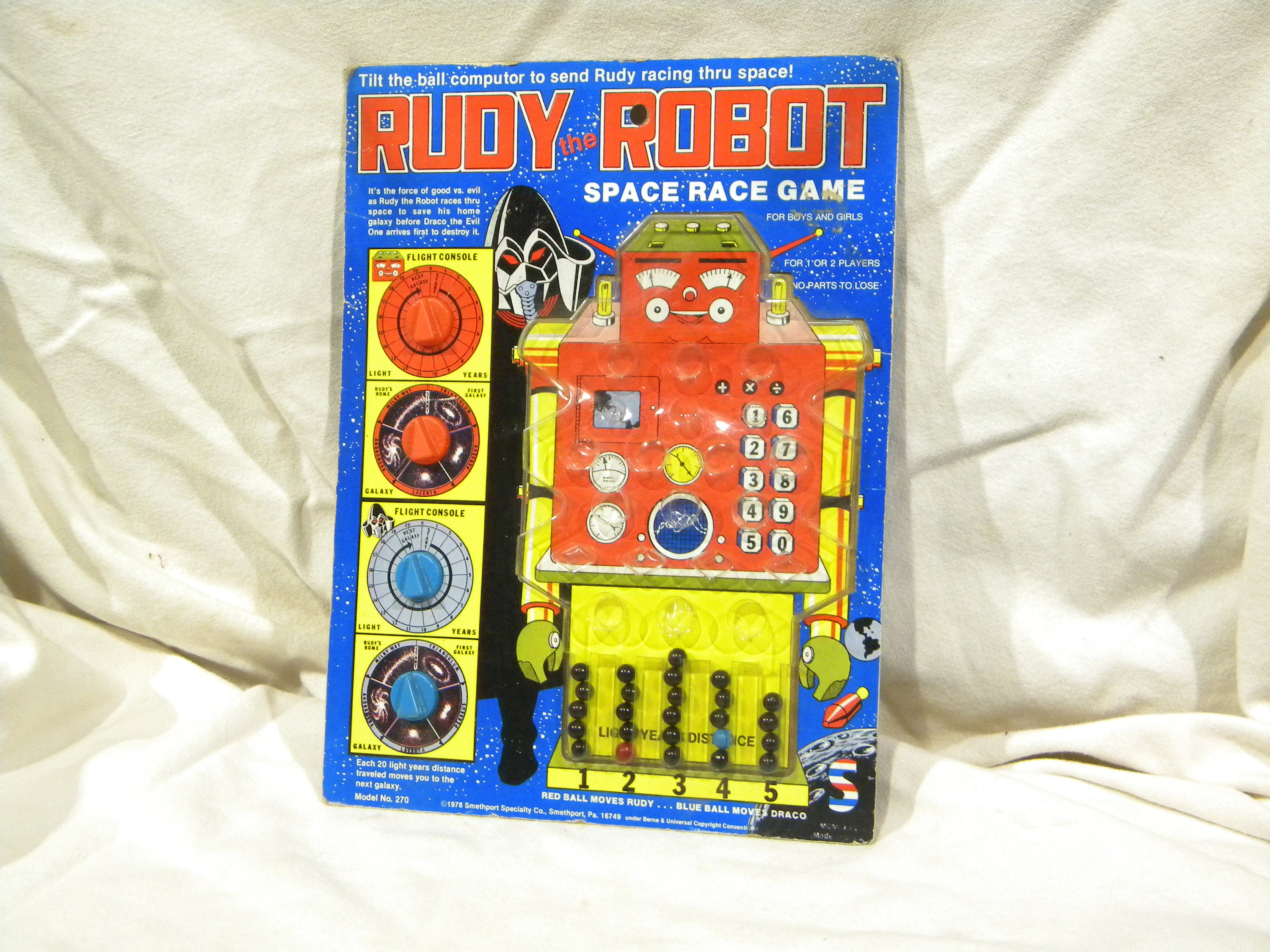 Rudy the Robot Space Race Game - Etsy
