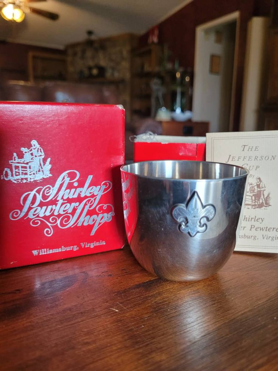 The Jefferson Cup by Shirley Pewter Shops - Etsy