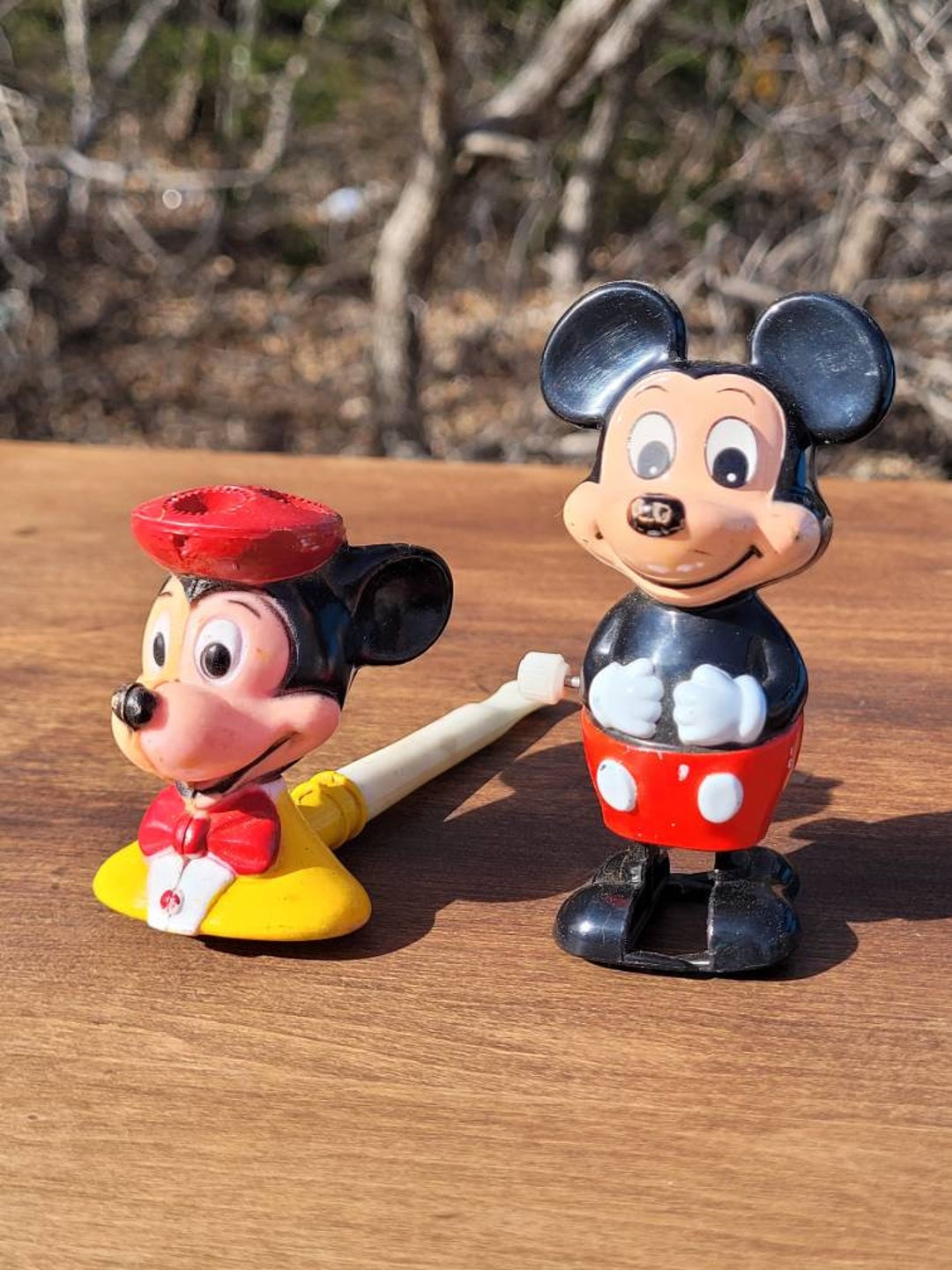 Vintage Walt Disney Mickey Mouse Bubble Blower and Windup Mickey - Etsy