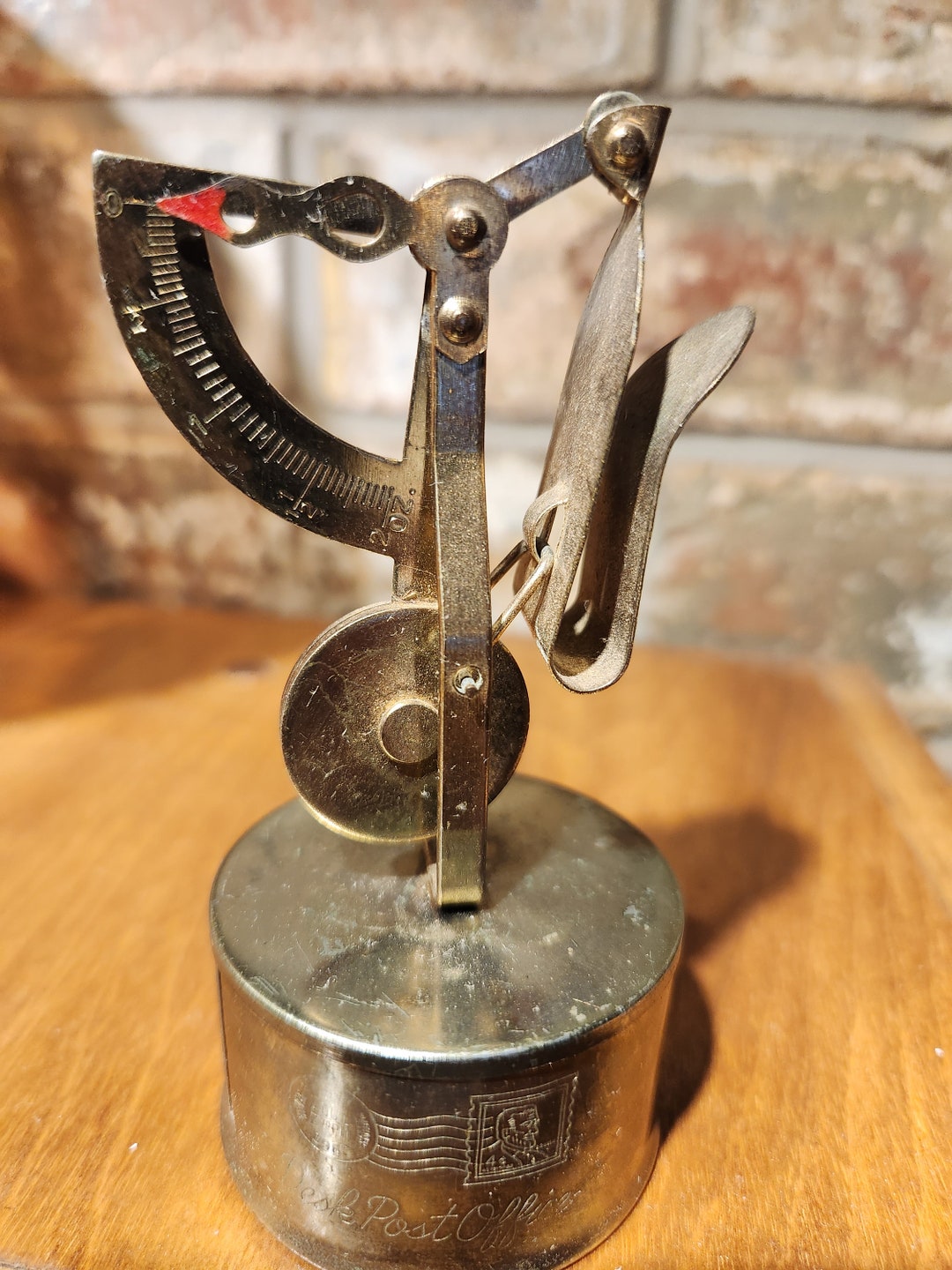 Vintage Envelope Letter Scale and Stamp Roll Dispenser Storage - Etsy