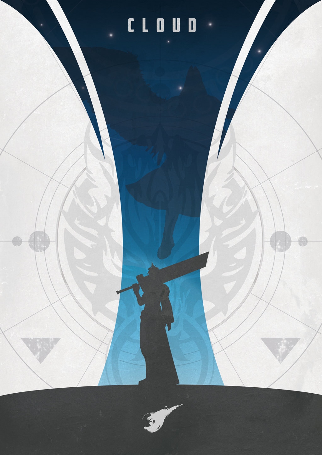 Cloud STRIP ART - Etsy