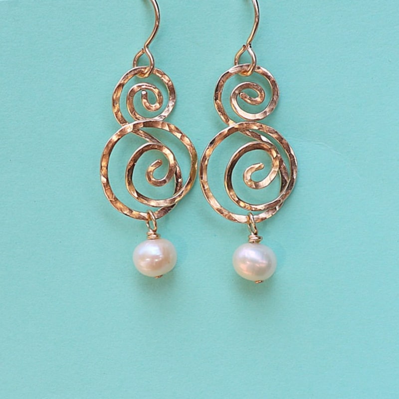 Swirl Earrings - Etsy