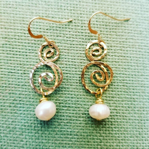 Swirl Earrings - Etsy