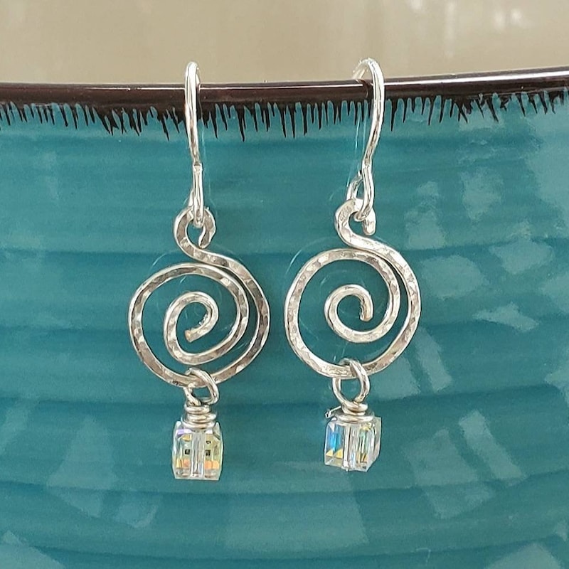 Swirl Earrings - Etsy