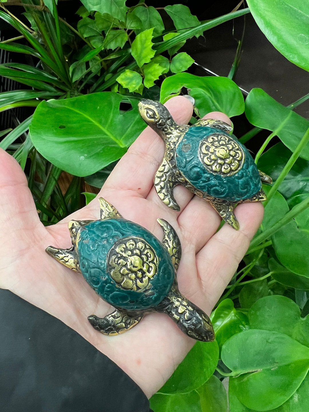 Grounding Brass Turtle, Spirit Animal, Metaphysical, Reiki, Home Decor ...