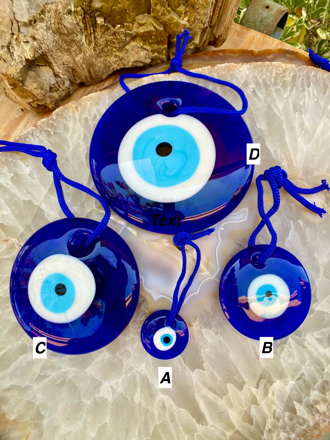 Evil Eye Protection Amulet, Good Luck Eye, Blue Glass Eye, Turkish ...