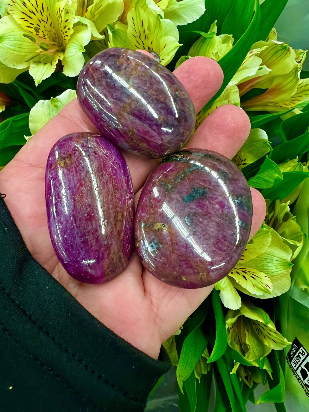 Ruby Palm Stones,polished Ruby, Base Chakra, Root Chakra, Metaphysical ...