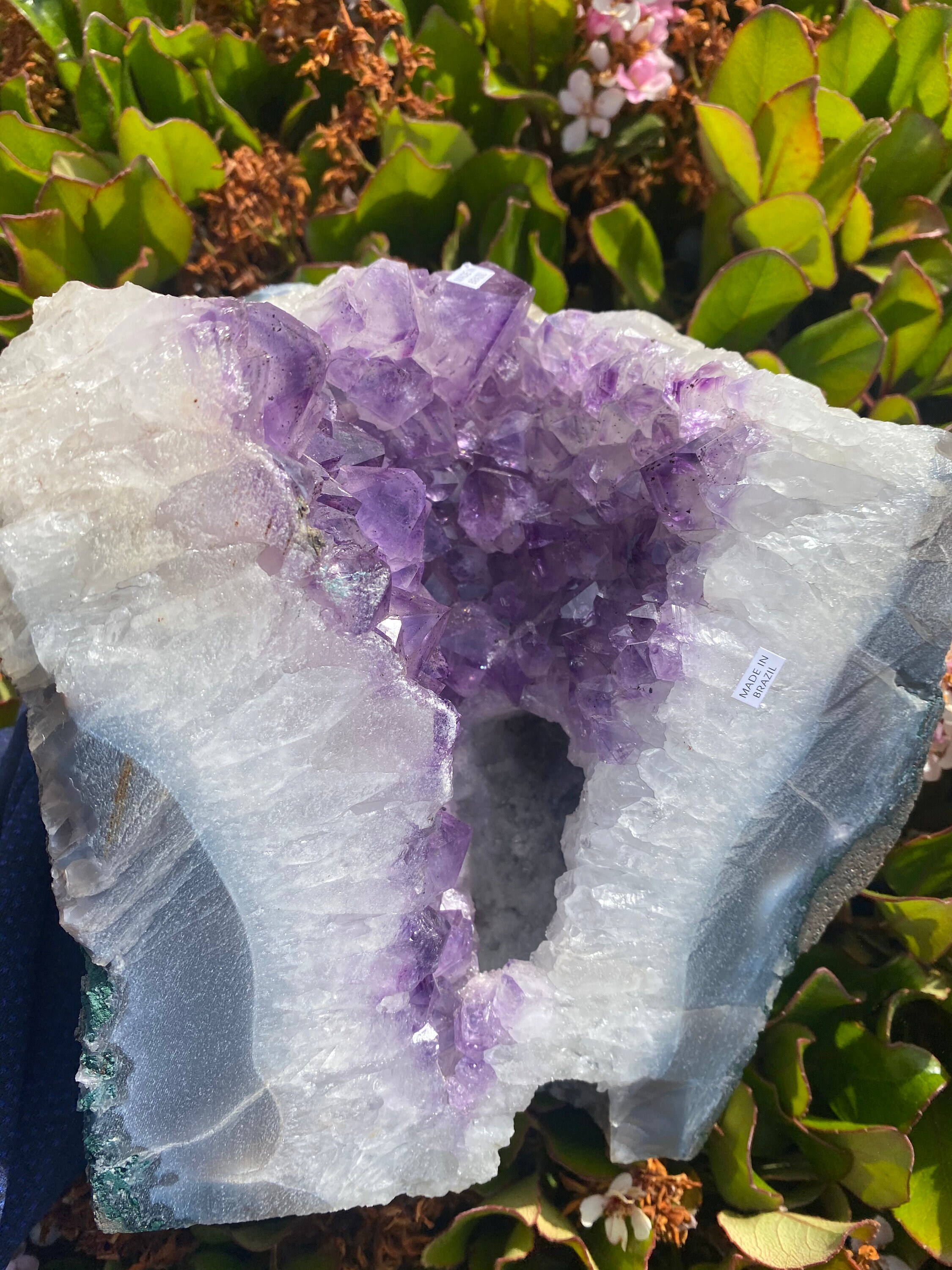 XXL Amethyst Geode Cluster Healing Crystals Meditation 9lbs | Etsy