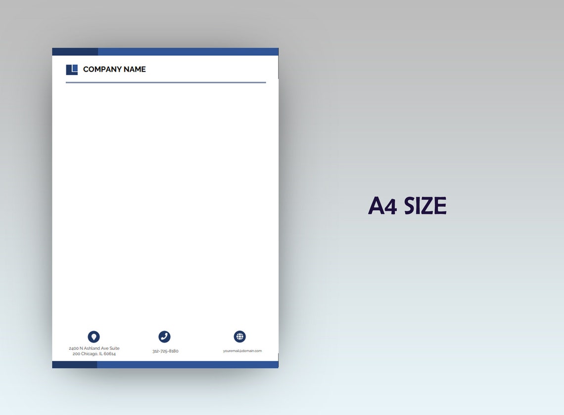 Letterhead Template, Letterhead Design, Business Letterhead Template ...