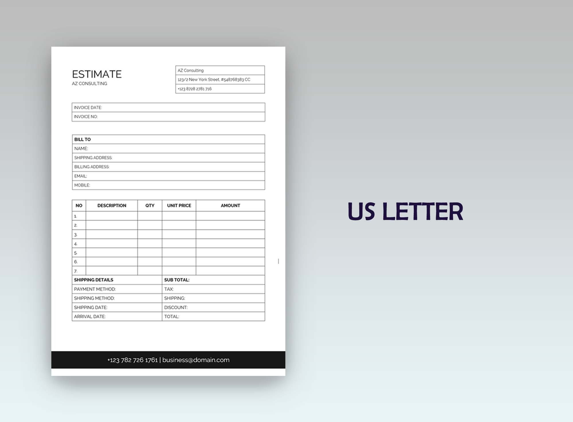 Business Letterhead Template, Company Letterhead Template Word ...