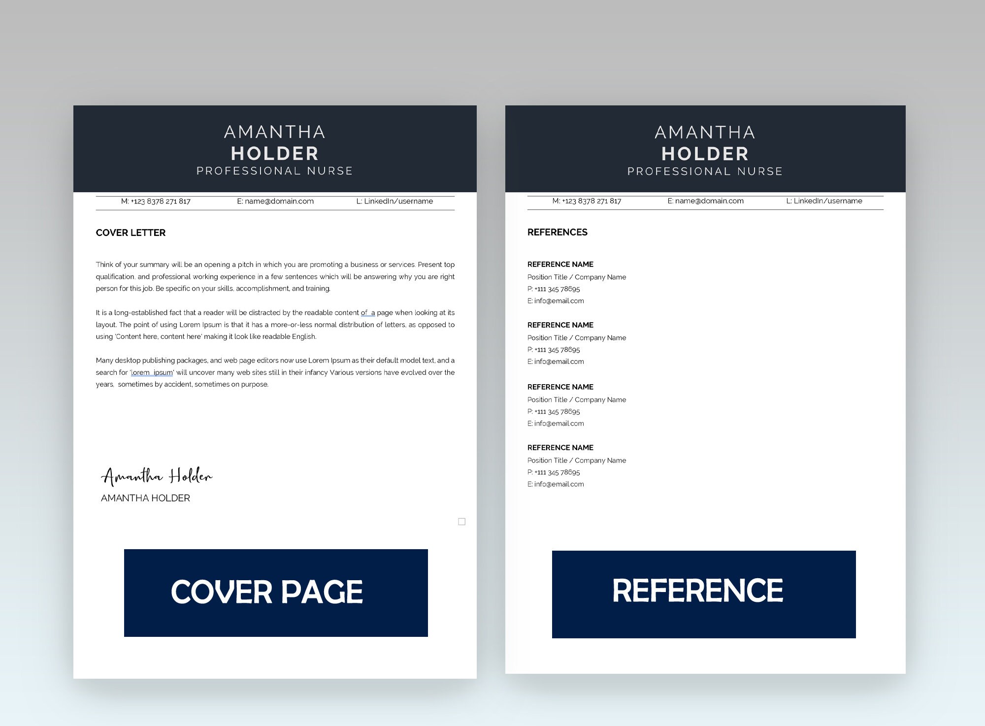 ATS Resume Template for Teacher CV Template ATS Friendly - Etsy