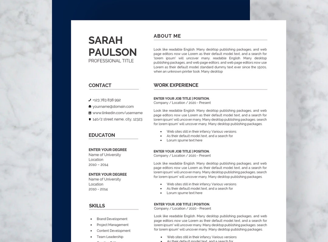 Sales Manager Resume, Professional Resume Template, Resume Template ...
