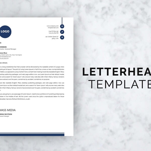 Resignation Letter Template, Notice Letter, Letter of Resignation ...