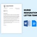 Nurse Resignation Letter, Resignation With Sample Writing Google Docs ...