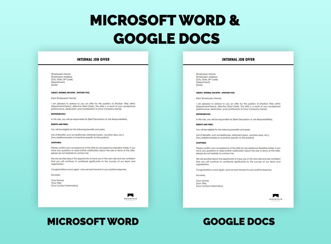 Job Offer Letter, Offer Letter Template Sample Writing, Job Offer ...