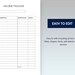 Printable Income Tracker Editable Income Tracker Word Google Docs PDF ...