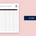 Printable Inventory Tracker Product Inventory Tracker Small - Etsy