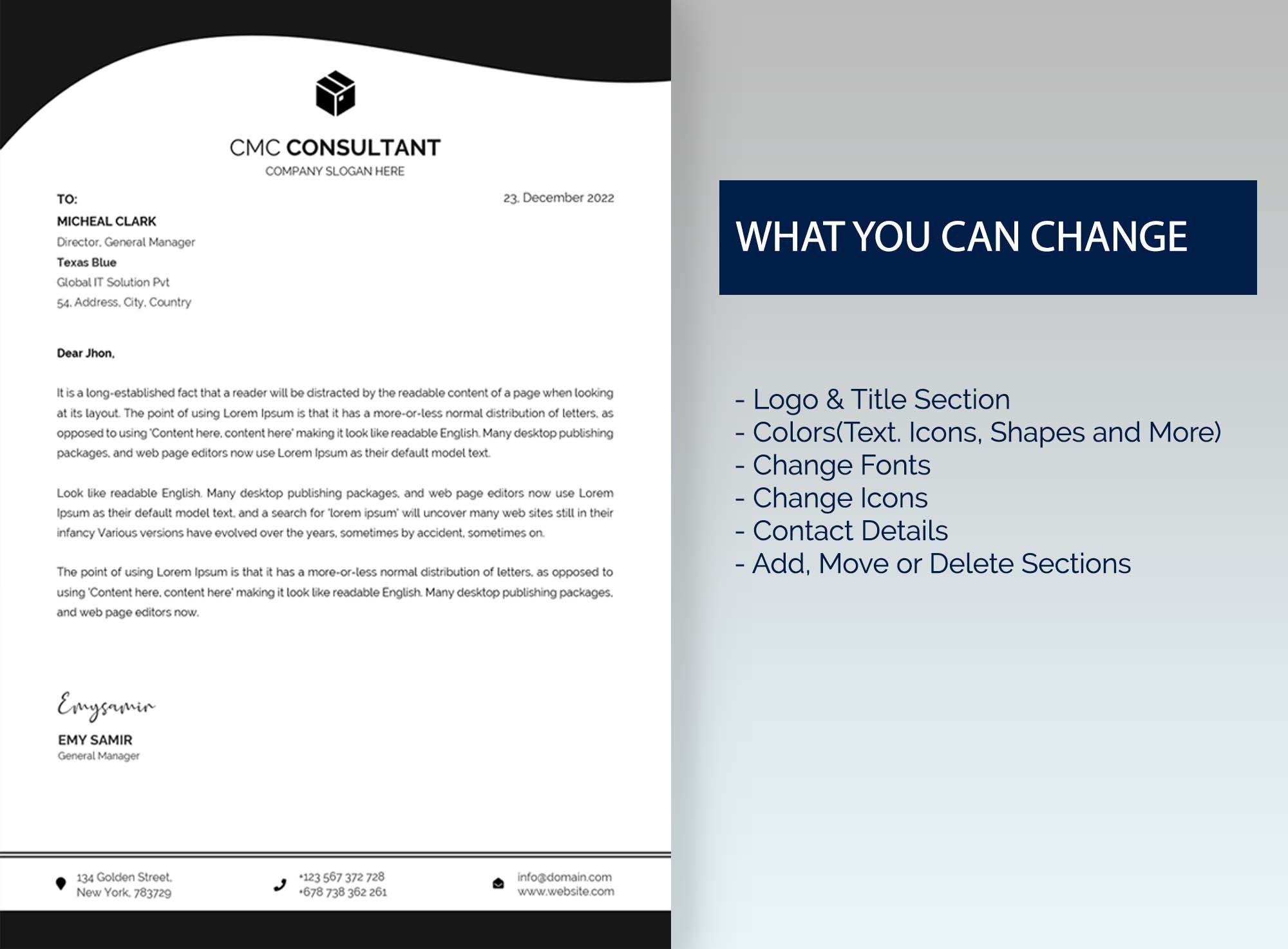 Letterhead Template Company Letterhead Template Letterhead - Etsy Singapore