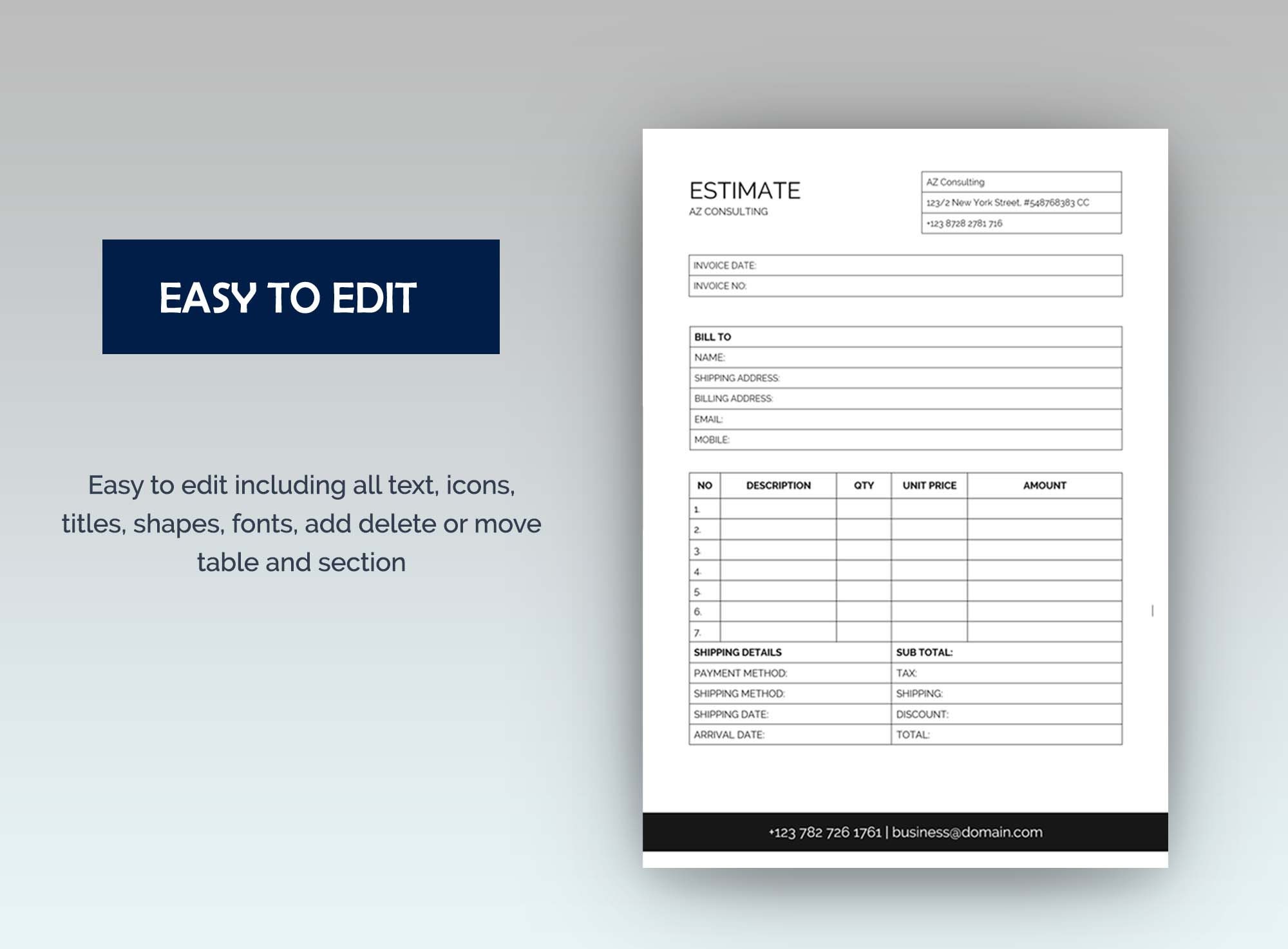 Business Letterhead Template, Company Letterhead Template Word ...