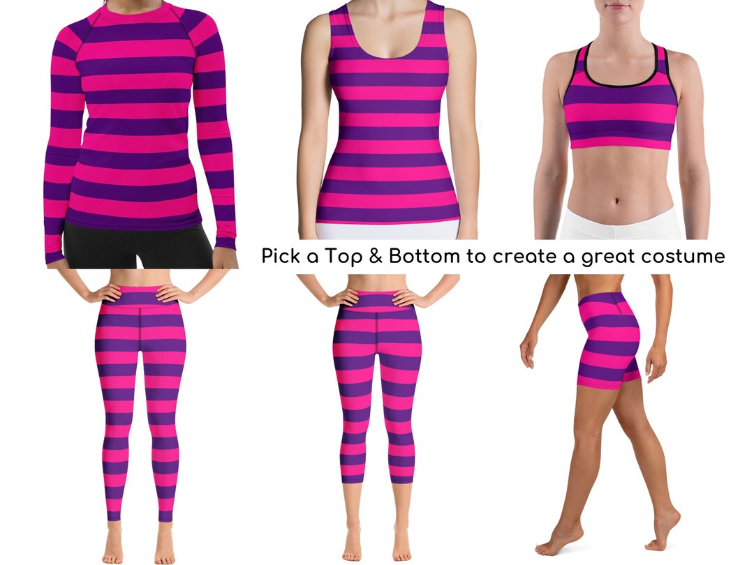 Alice in Wonderland Cheshire Cat Adult Halloween Costume Running ...